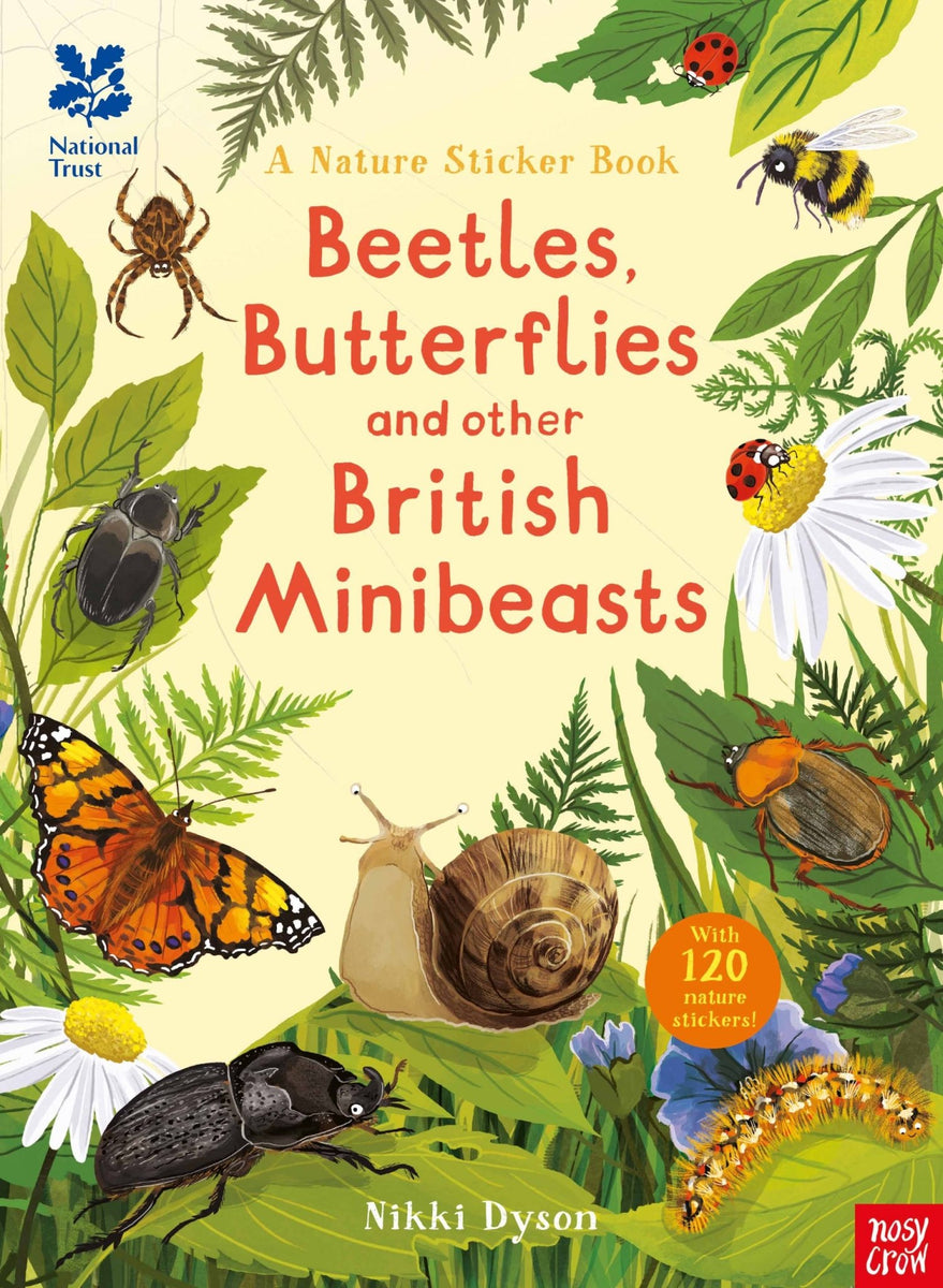 Beetles, Buttlerflies & other British Minibeasts (Activity Book) – Acorn & Pip