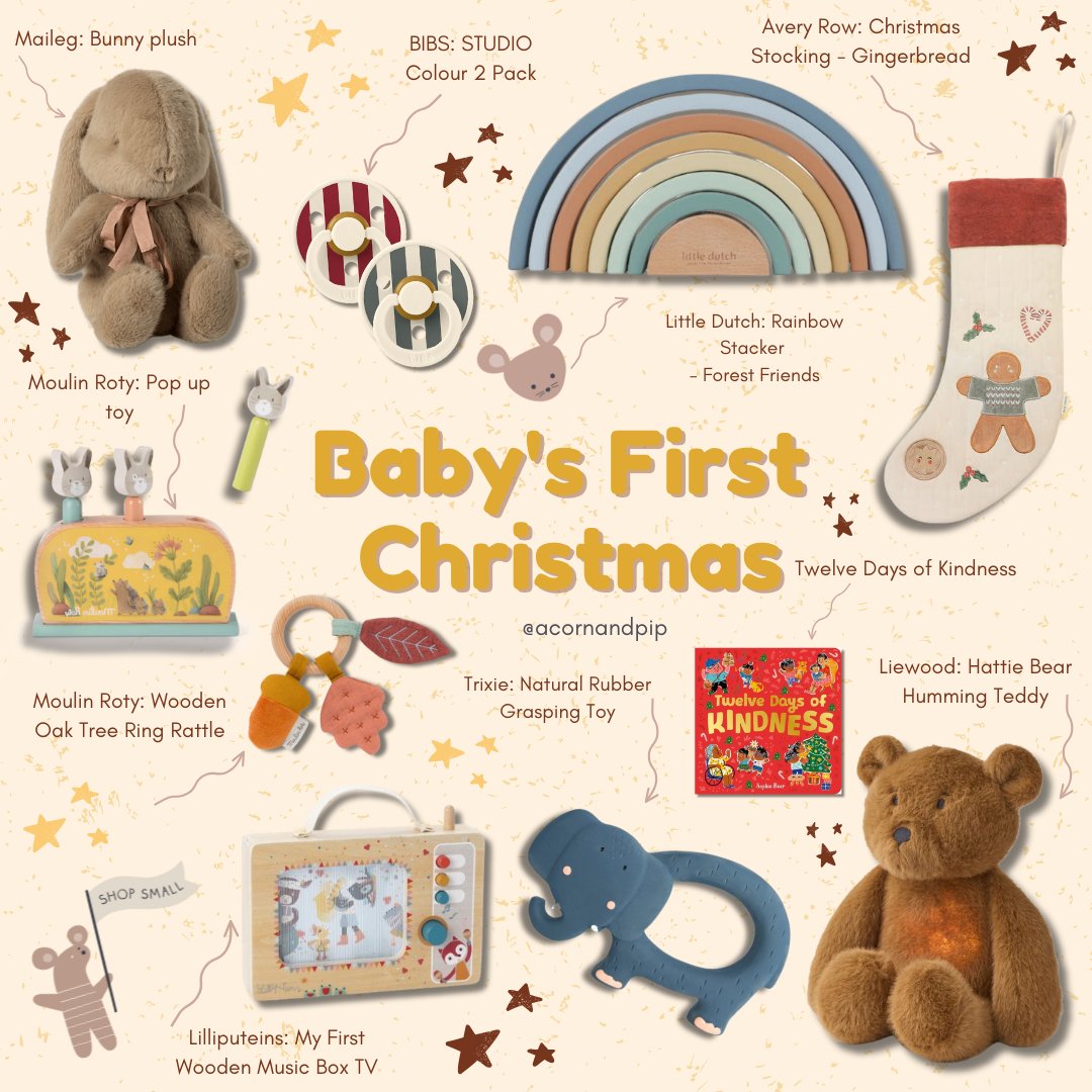Baby's First Christmas Gift Guide 🎄 2024 – Acorn & Pip