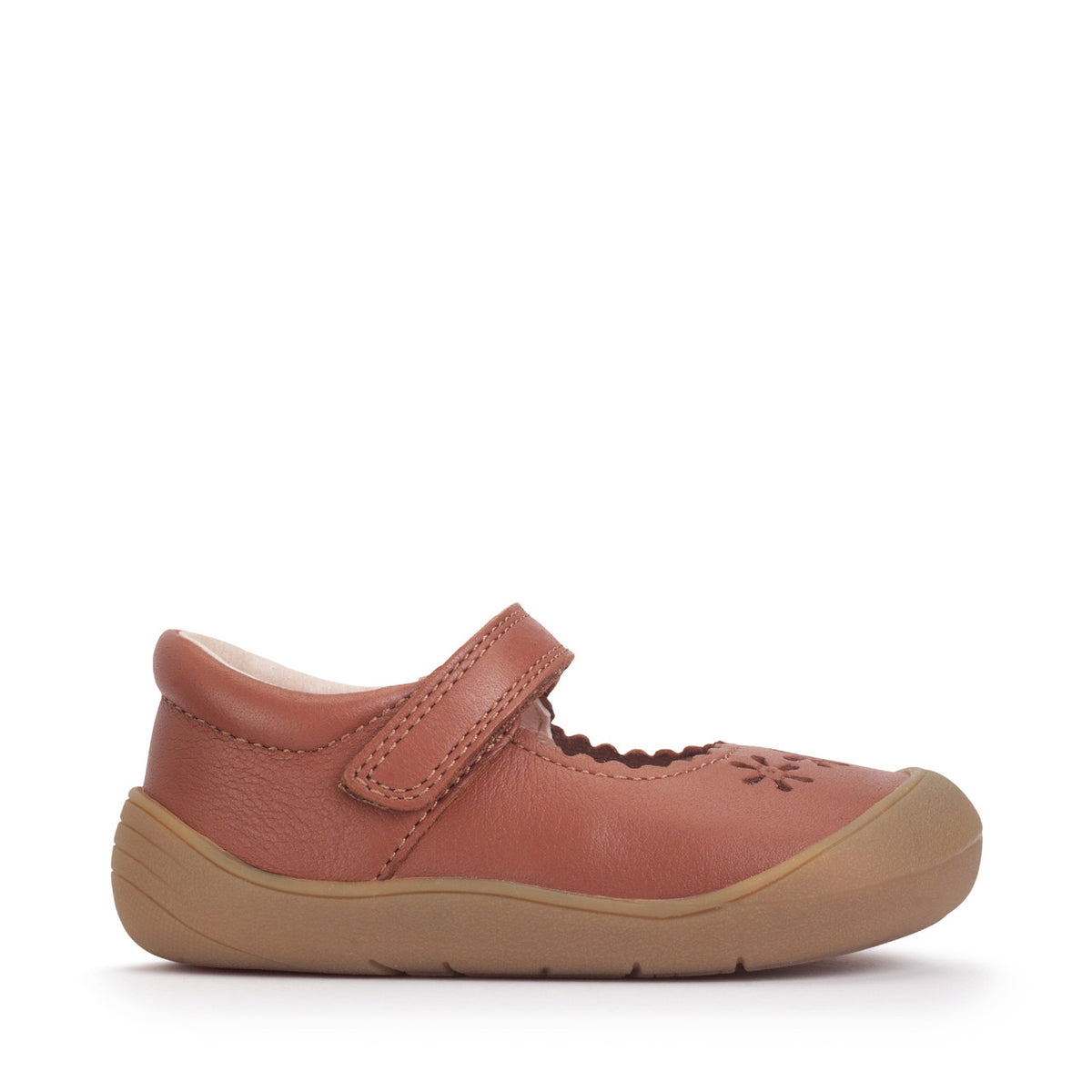 Start-Rite: Eva - Tan Leather Flowers – Acorn & Pip