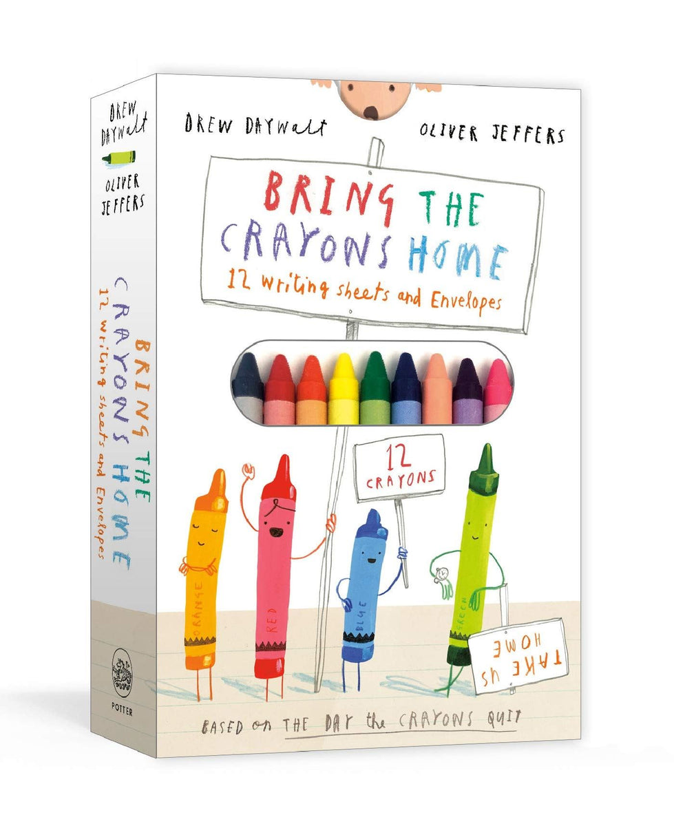 Bring The Crayons Home: 12 Writing Sheets and Enveloped – Acorn & Pip