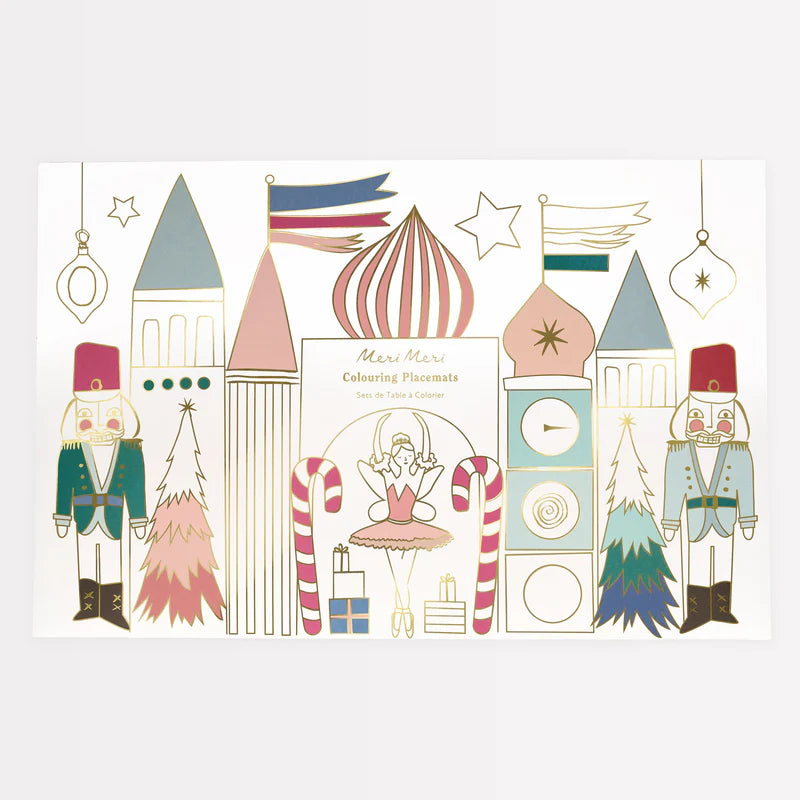 Meri Meri: Nutcracker Colouring Placemats – Acorn & Pip