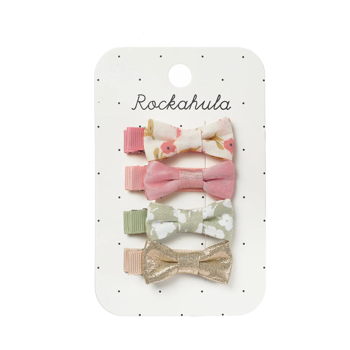 Rockahula: Elsie Mini Bow Clip Set – Acorn & Pip