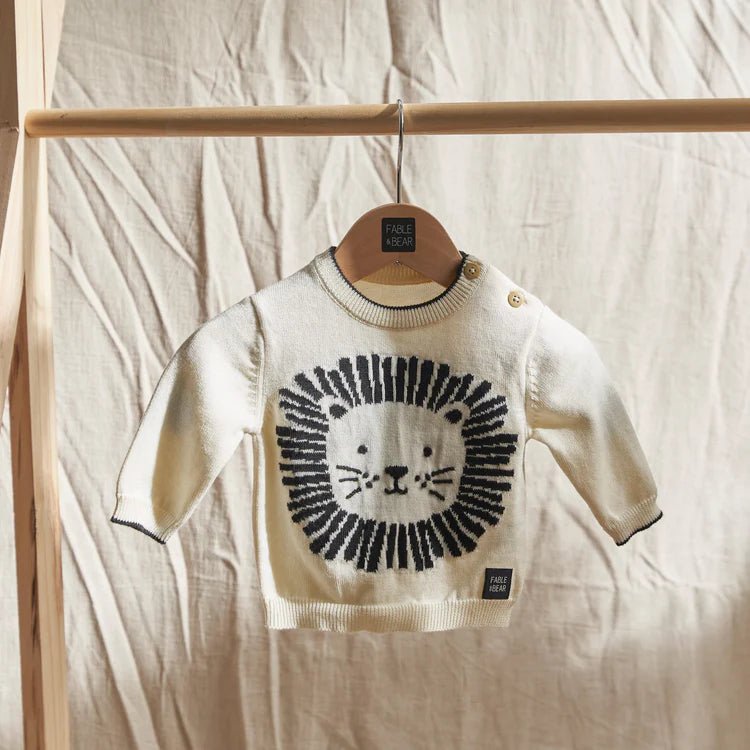 Fable & Bear: Lion Jumper - Clothing for Kids at Acorn & Pip