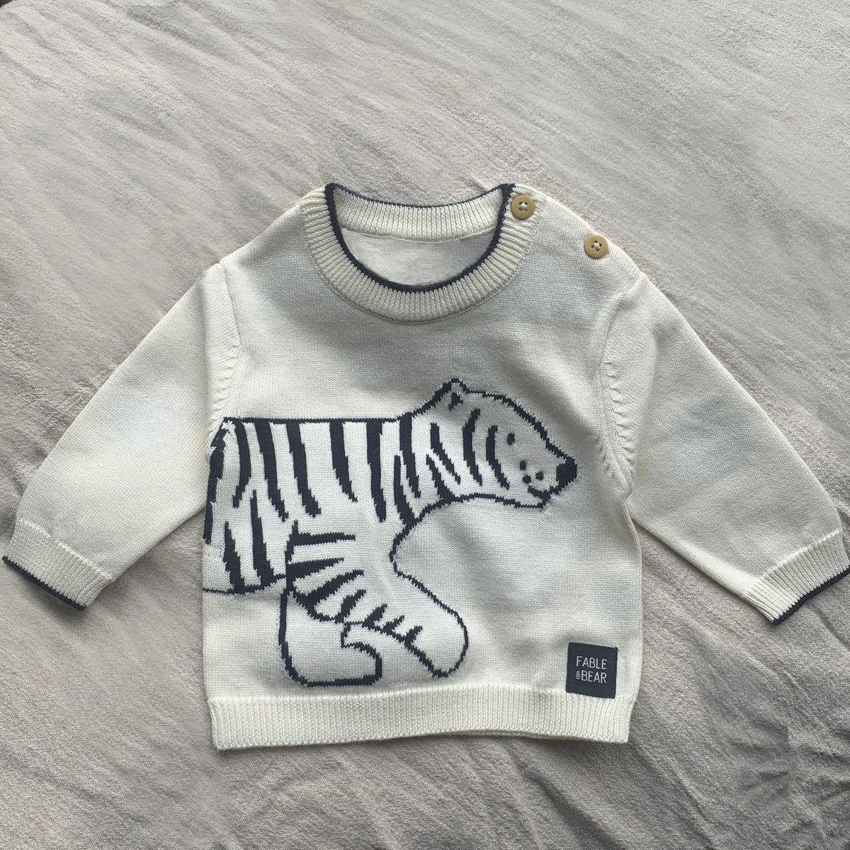 Fable & Bear: Tiger Jumper – Acorn & Pip