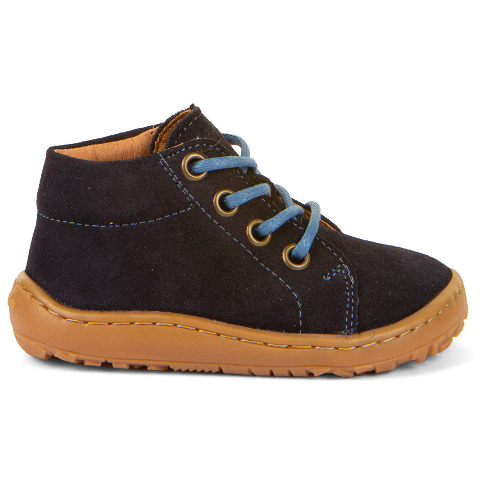 Froddo: Barefoot First Step Suede Laced Boots - Dark Blue – Acorn & Pip