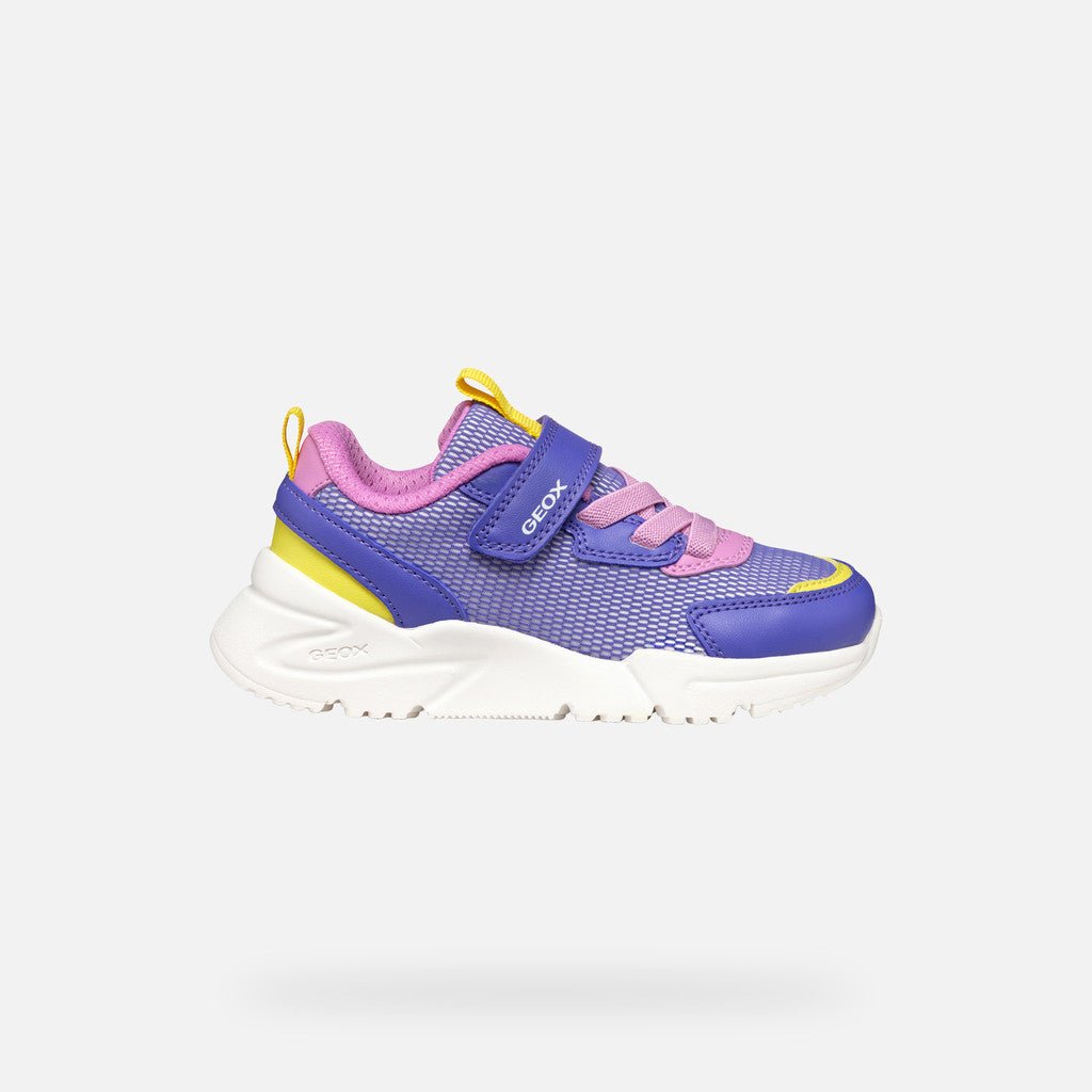 Geox: Loftus Velcro Trainers - Violet / Fuchsia – Acorn & Pip