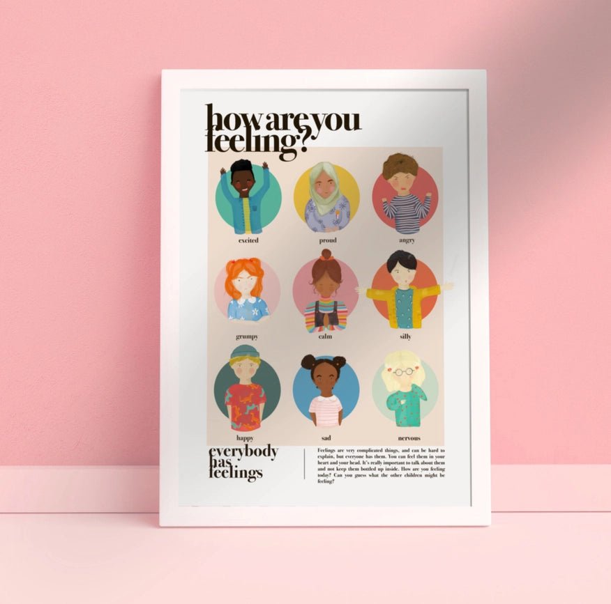 Kate Fox Design: Everybody has Feelings - A5 Print – Acorn & Pip